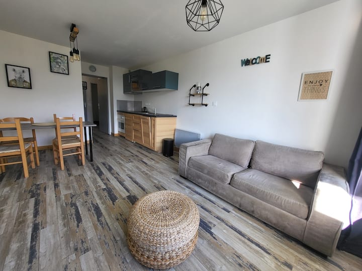 Joli Studio Idéal Avec Placé Et Magnifique Vue. - Les Deux Alpes