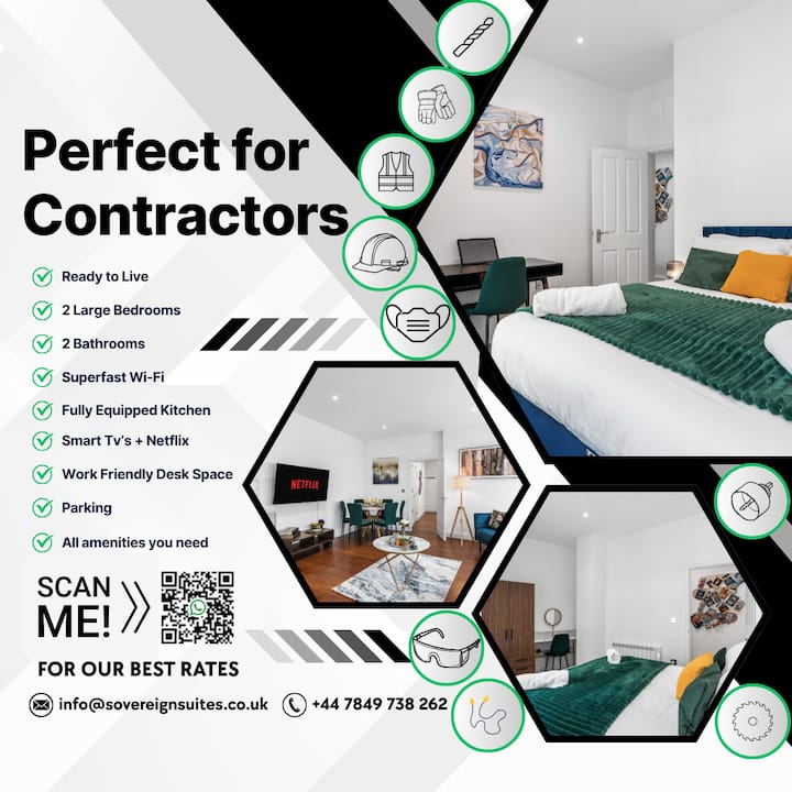Central Brighton • Contractor Flat• Superhost - Brighton