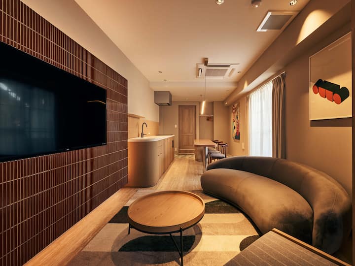 Sky Tree View! Balcony, Kitchen, Washer/6pax - 舞浜