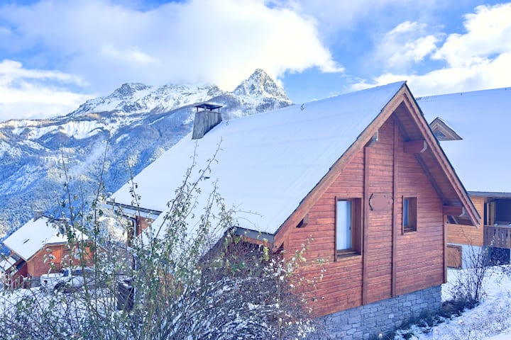 Chalet Milk Praloup 8 Personnes Avec Cheminée - Pra-Loup