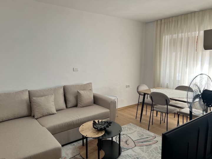 2 Rooms Apartment With Balkonies In Rinia Street - Pogradec