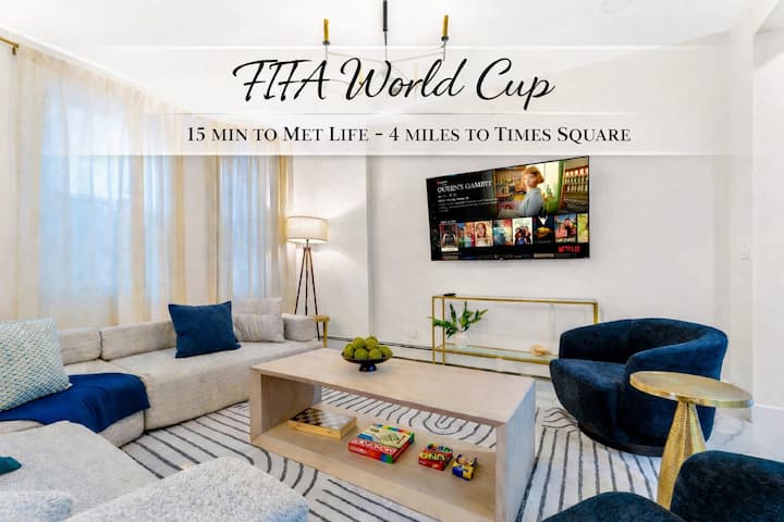 15 Min Met Life Stadium Free Parking Modern Luxury - Hoboken, NJ