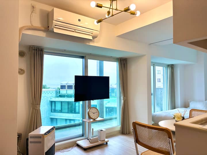 【海の見える眺望】堺町通り・小樽運河徒歩圏内/38㎡1ldk/カップル・友人向け - Otaru