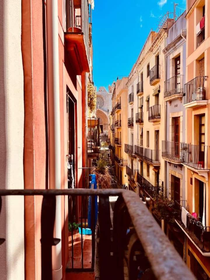 Encantador Apartamento Con Vistas A La Catedral - 타라고나