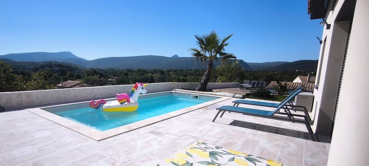 Maison D'exception, Avec Piscine & Vue Panoramique - Ganges