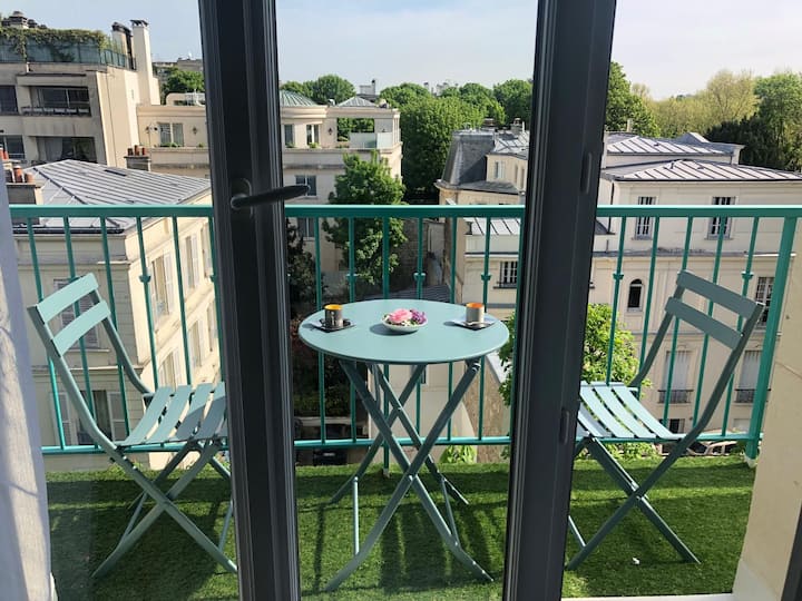 1 Br Apt, Cozy, Comfy, Calm & Design + Balcony - Neuilly-sur-Seine
