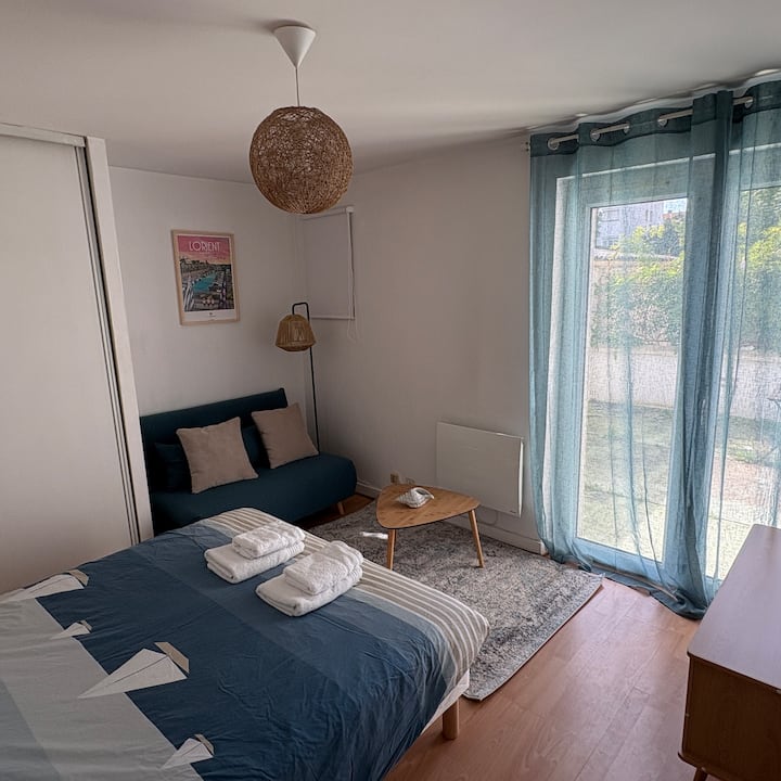Bel Appartement Décoré Avec Goût, Face à La Gare - Lorient