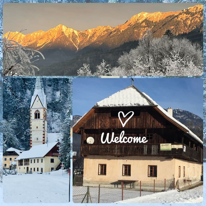 Bauernhaus „Alter Sandwirt“ Im Skiparadies Kärnten - Tarvisio
