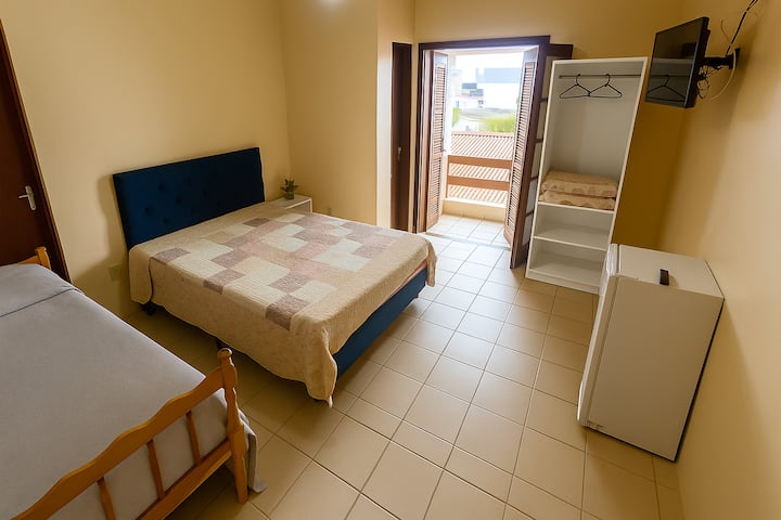 Quarto Casal + Solteiro - Tramandaí