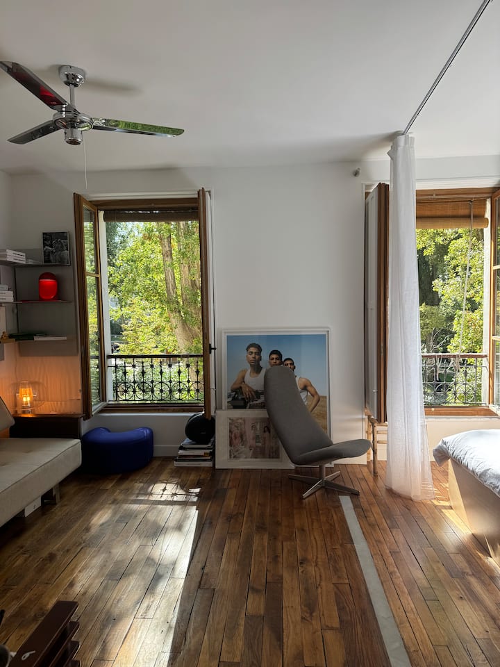 Appartement Lumineux, Vue Sur Parc Rénové & Calme - París