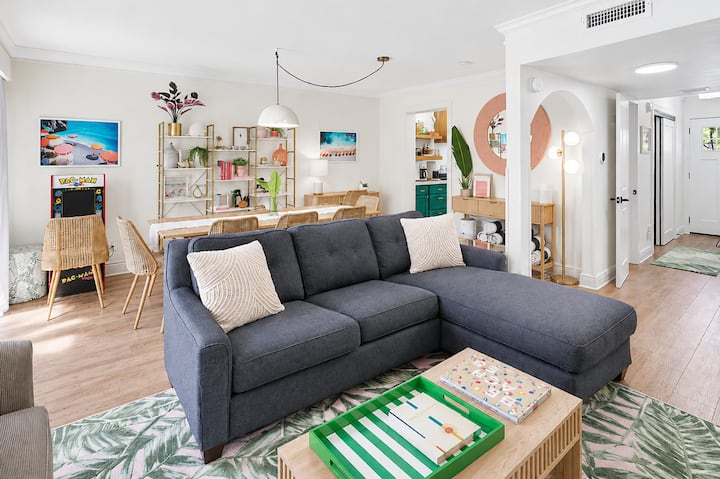 Palm Haus | Steps To Beach | 3br Destin | 2 Pools - 德斯坦