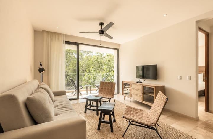 Departamento Con Varias Camas Y áRea De Descanso - Tulum