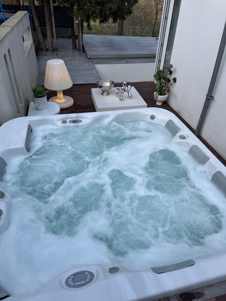 Poolhaus – Design Loft Mit Whirlpool & Terrasse - Paderborn