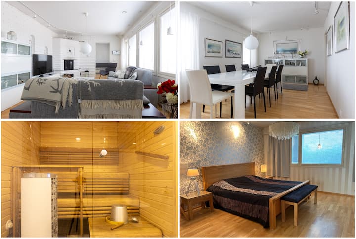 Villa Aleksanteri, Tilava Omakotitalo Meri-lapissa - Kemi