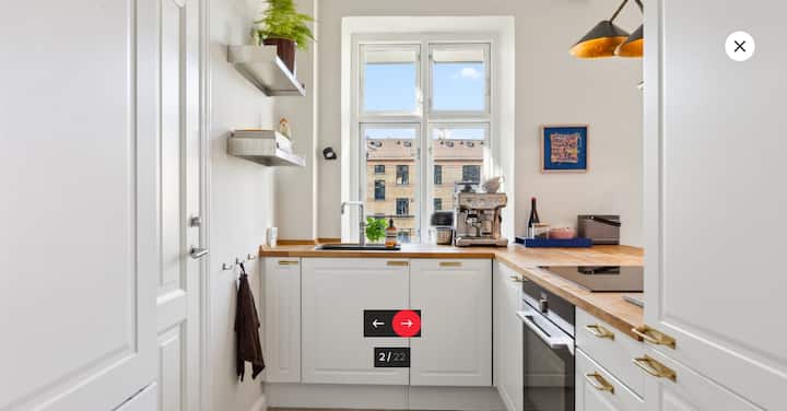 Lys 3-værelses Med Altan I Hjertet Af Byen - Copenhaguen