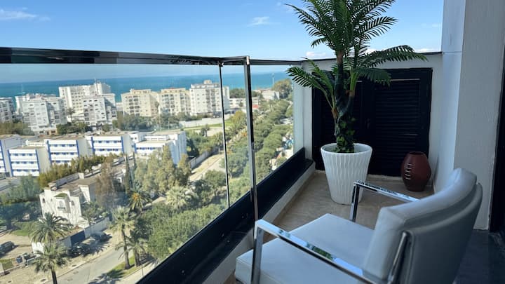 Sea View • Pool • Beach 2 Min • Chill Spot - 탠지어