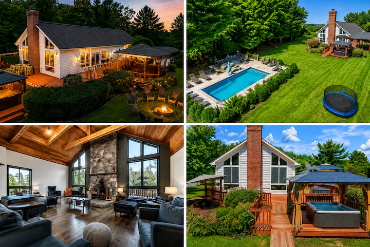7br Monroe Retreat | Heated Pool & Great Room - Monroe, NY
