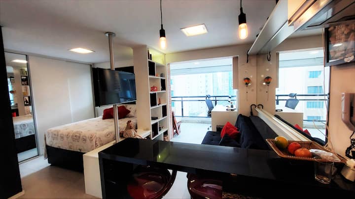 Studio Homeoffice 5min Avpaulista 1quadra Do Metro - São Paulo