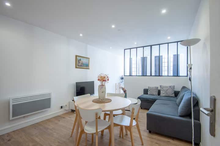 Elégant & Moderne | 3 Min Vieux-port & Panier | 6p - Marseille