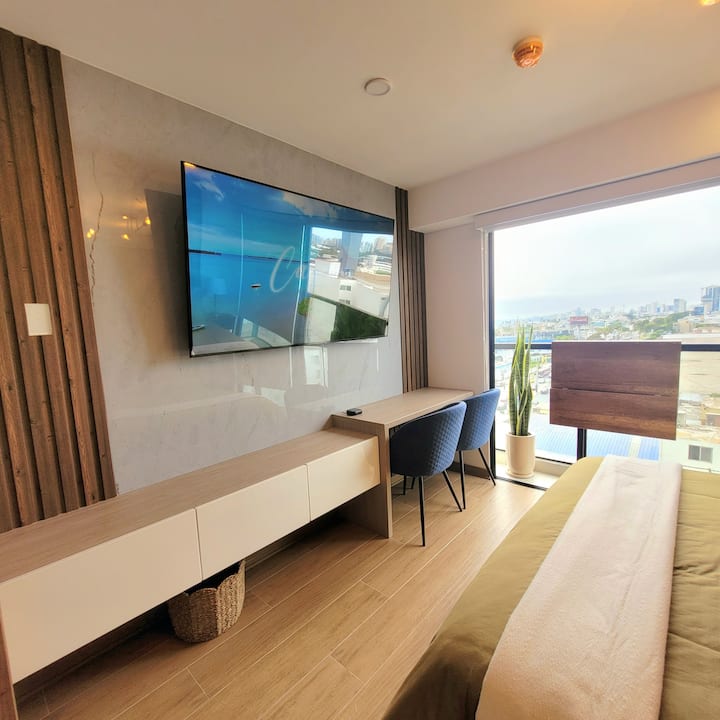 Loft De Estreno Con Balcon Vista Al Mar - Peru
