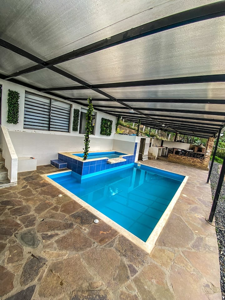 Piscina Privada |Zona Parrillas | 8 Min Del Pueblo - Pacho