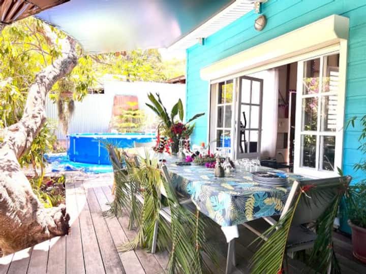 Maison Coloniale Bleue - New Caledonia