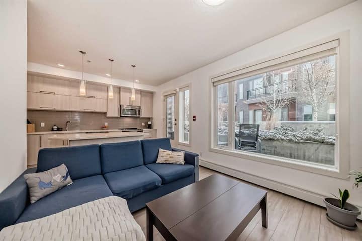 Cozy-luxe Mission 1 Br 5mindt + Heated Prk + Spa - Calgary