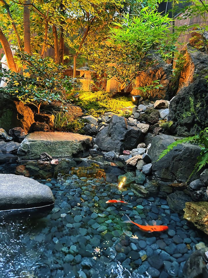 【長安宿•東本願寺】築百年の大型豪华京町屋·6室·鯉庭·茶室·日式風呂 - Japon