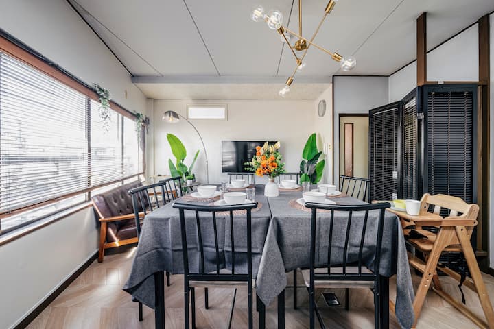 Spacious Living Room/3br/10ppl/sky Terrace/asakusa - 도다시