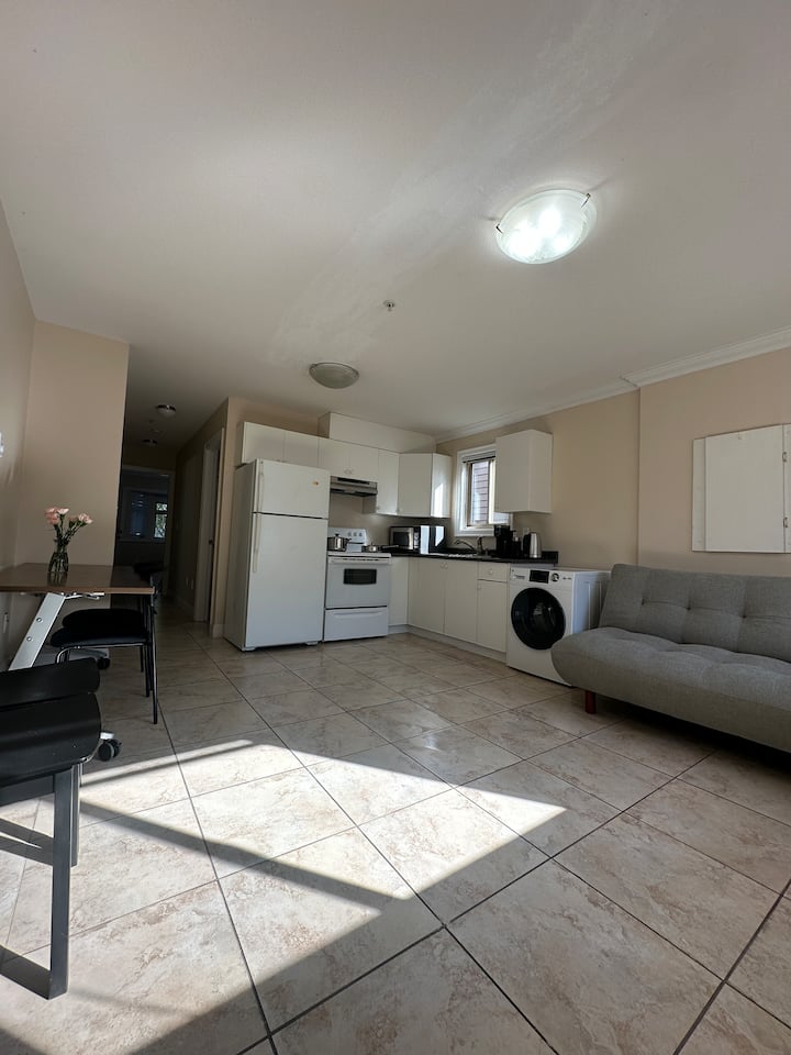 Cozy 2br In West Side • Kitchen & Living - Vancouver