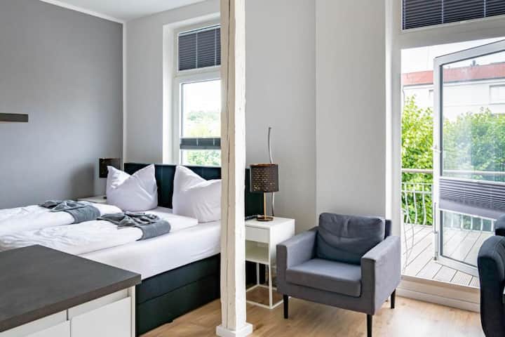 Cblue Nauticus  Studio, Eckbalkon & Tiefgarage - Rostock