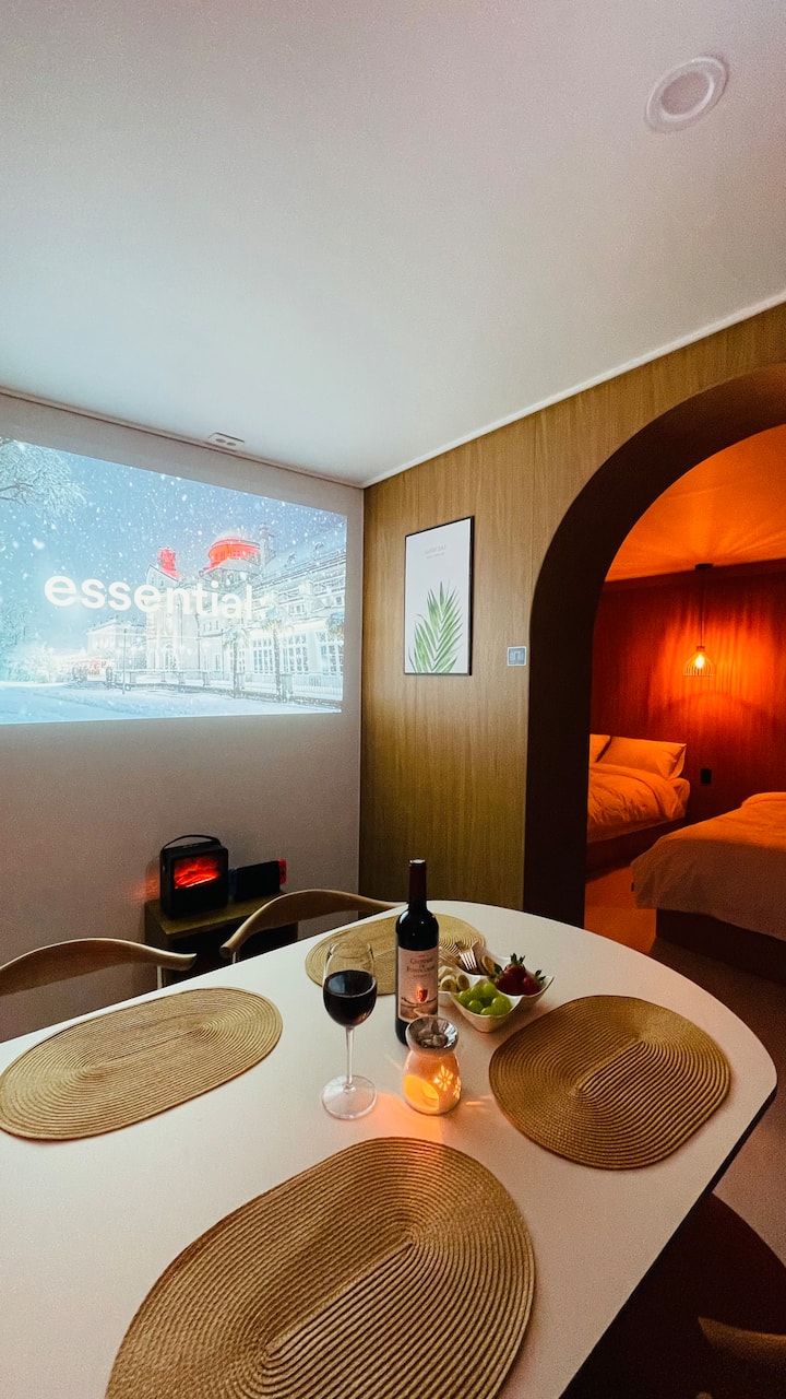 301호파티룸#닌텐도45종#넷플릭스 Ott# 빔Pjt#한강라면 빵 조식 - Seoul