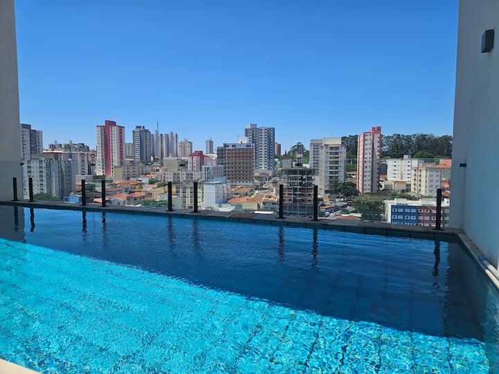 Studio Near Usp With Pool And Gym - São Carlos