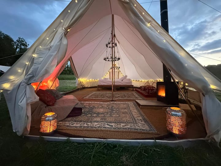 Luxury Bell Tent At Hartridge Springs - Honiton
