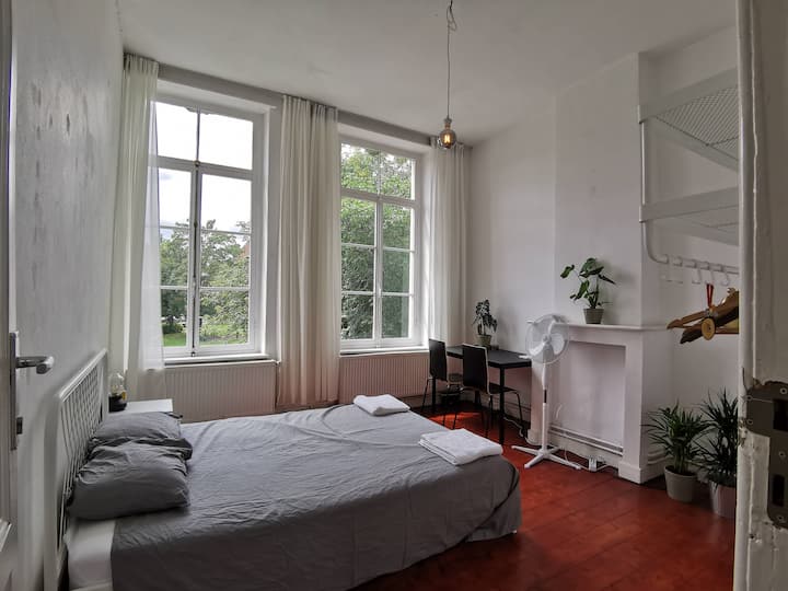 Cozy City Centre Room With Parkview - Gand