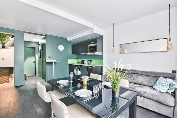 Cosy & Calme | 4p | Canal St Martin + Gare Du Nord - Paris