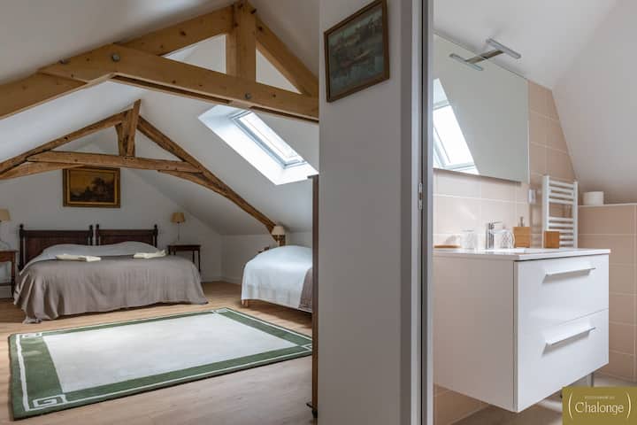 Chambre Spacieuse Dans Un Manoir - Nort-sur-Erdre