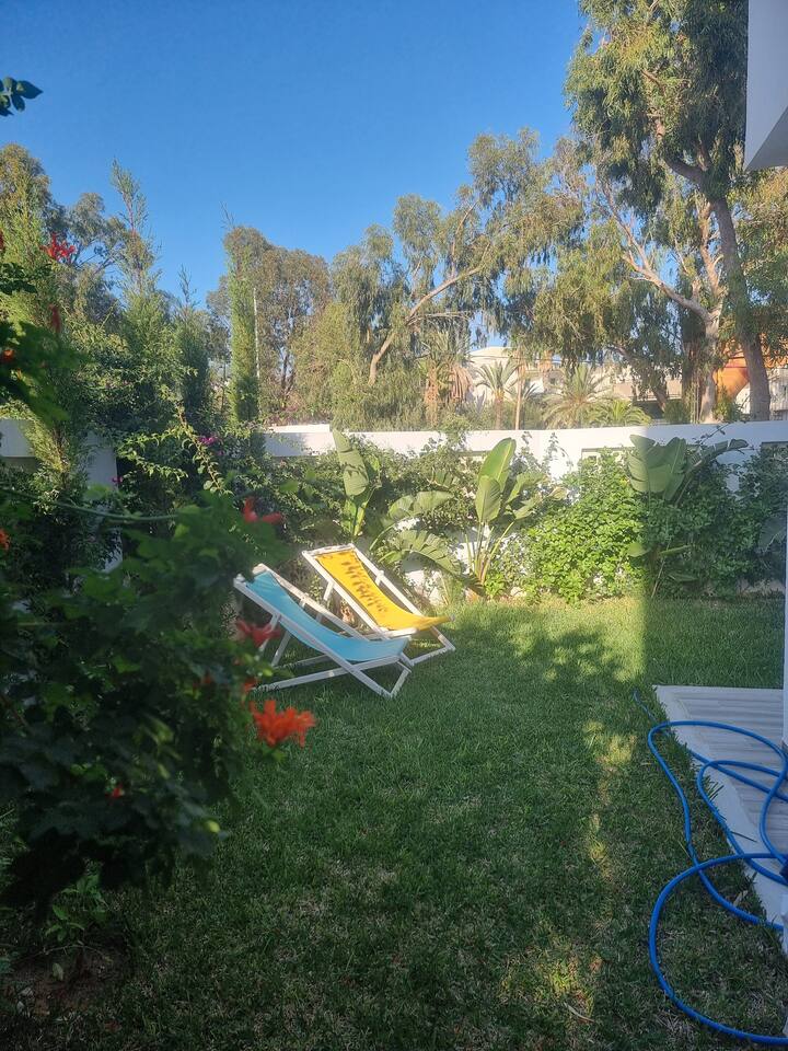 Appartement Neuf Avec Grand Jardin Bien Ensoleillé - Hammamet