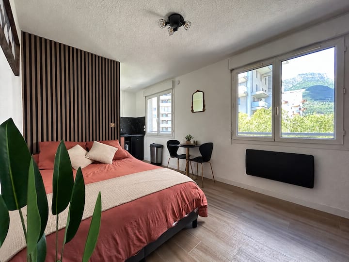 Studio Just 2 Steps From The Train Station With Mountain Views - Grenoble