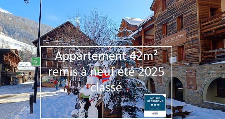 Appartement T2 Neuf Plein Centre Village - Abriès