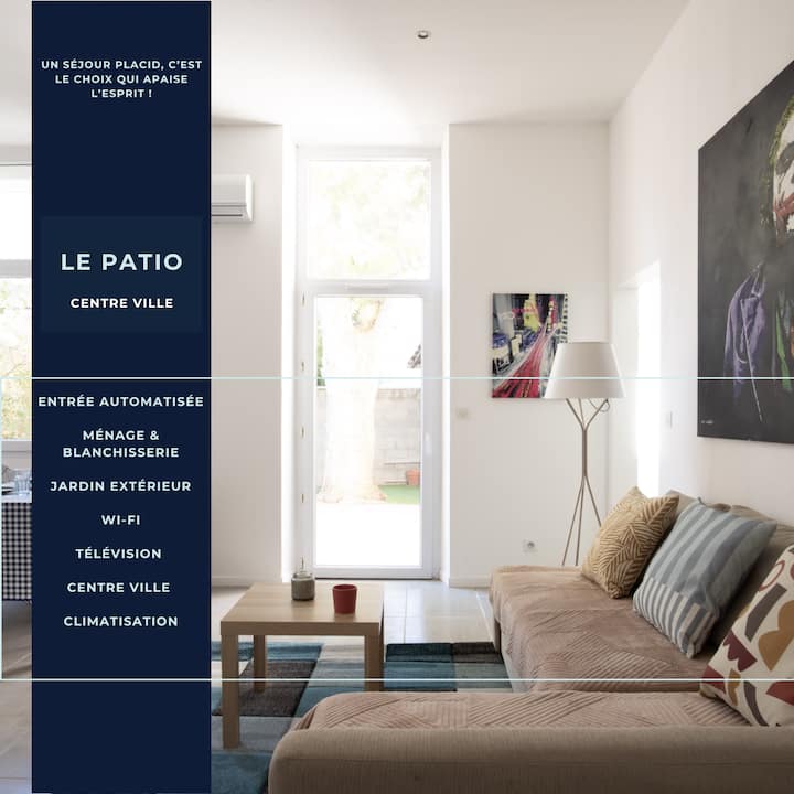 Appart Le Patio I Centre-ville Et Calme Absolu - Istres