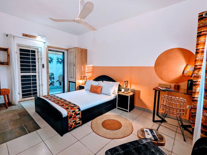 300m Plage, Belle Chambre Assro (Maison Canelya) - Cotonou