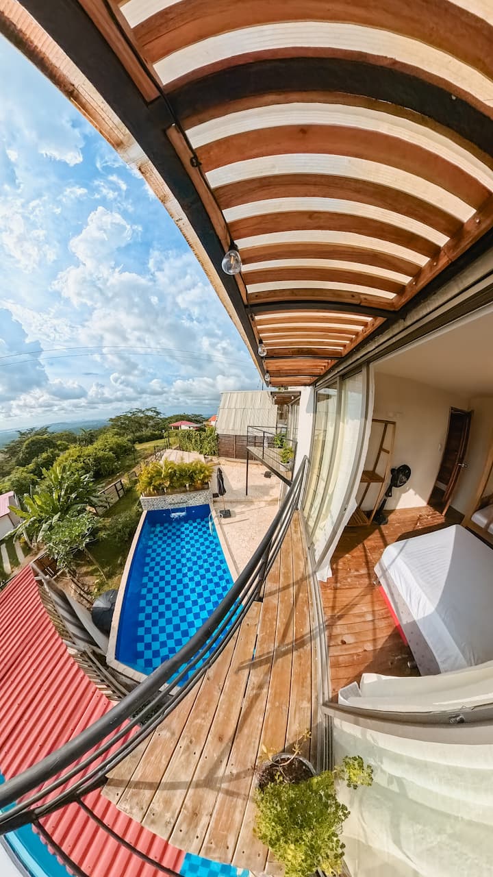 Piscina Privada Con Vistas Mágicas Diversión Famil - Turbaco