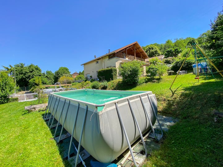 Grande Maison Familiale Avec Jardin Et Terrasses - Isère