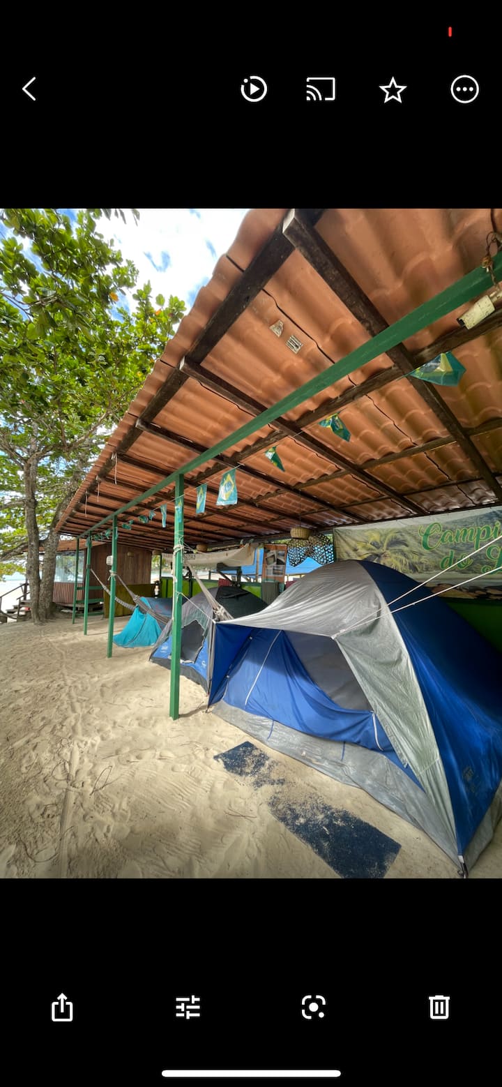 Camping Completo Na Praia Do Aventureiro - Ilha Grande