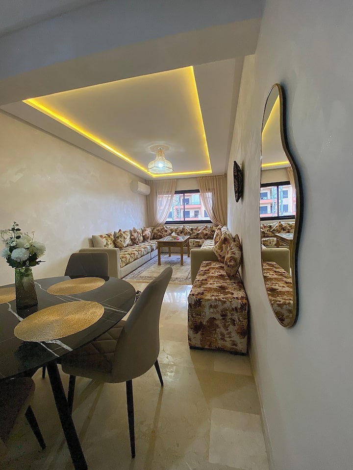 Appartement 2 Chambres à Côté De La Gare à Gueliz - Marrakesh