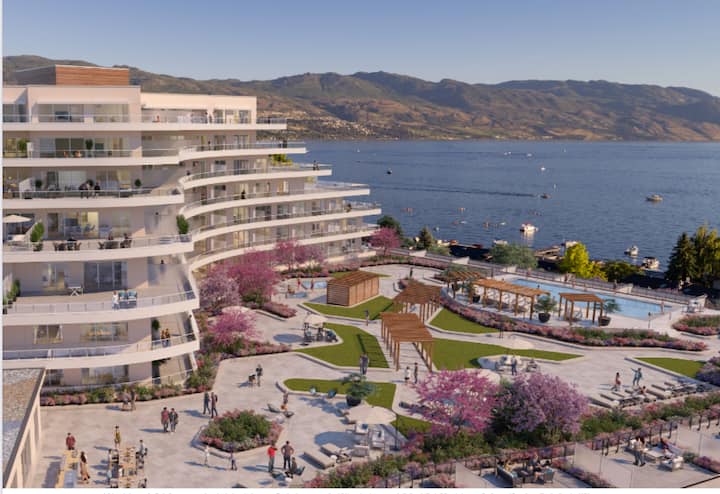 Lake Front Luxurious Accommodation By Gyro Beach - Kelowna