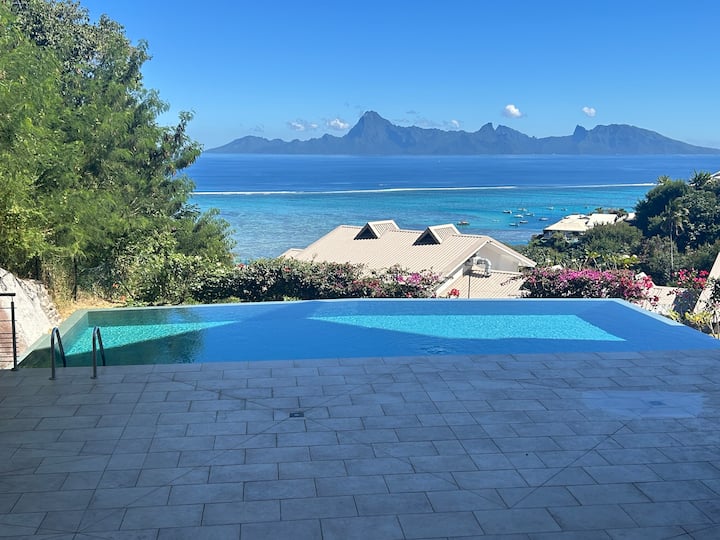 Vue Splendide Sur Lagon Et Moorea, Proche De Tout - Tahití
