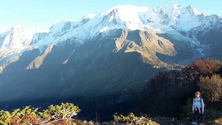 Chalet Face Mont Blanc Avec Grand Parc Privatif - Passy