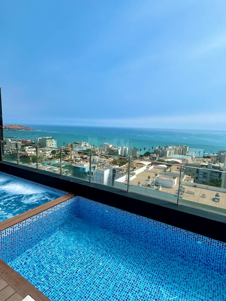 City View/pool+gym - Barranco&miraflores - Lima